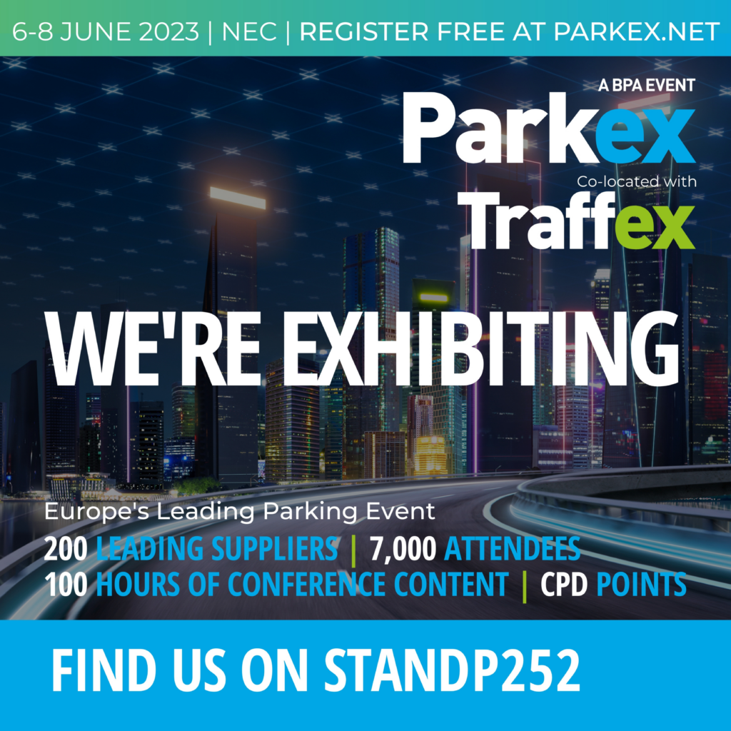Hubit exhibiting at Parkex | Traffex 2023 - Hubit