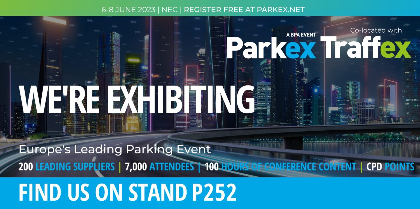 Hubit exhibiting at Parkex | Traffex 2023 - Hubit